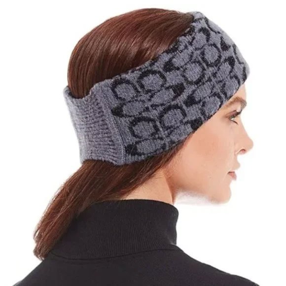 Coach | Accessories | Coach Metallic Signature Jacquard Headband | Poshmark